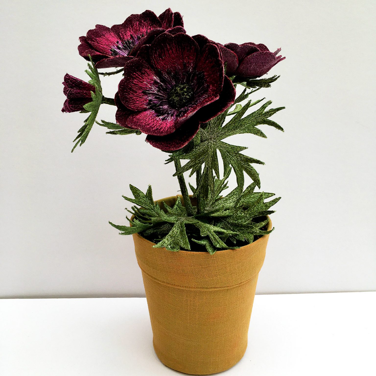 Anemone Pot Plants – Corinne Young Textiles
